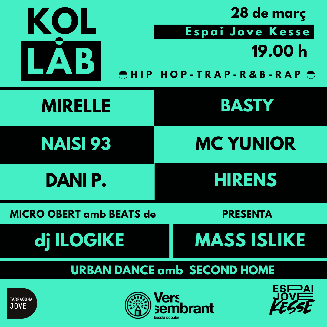 KOL·LAB Cultura Urbana | Casal x Setmana Santa 2024 - Tarragona Jove